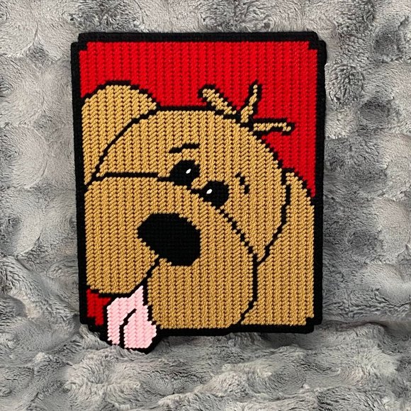 Hand Crafted | Wall Decor | Handcrafted Playful Brown Puppy Dog ...